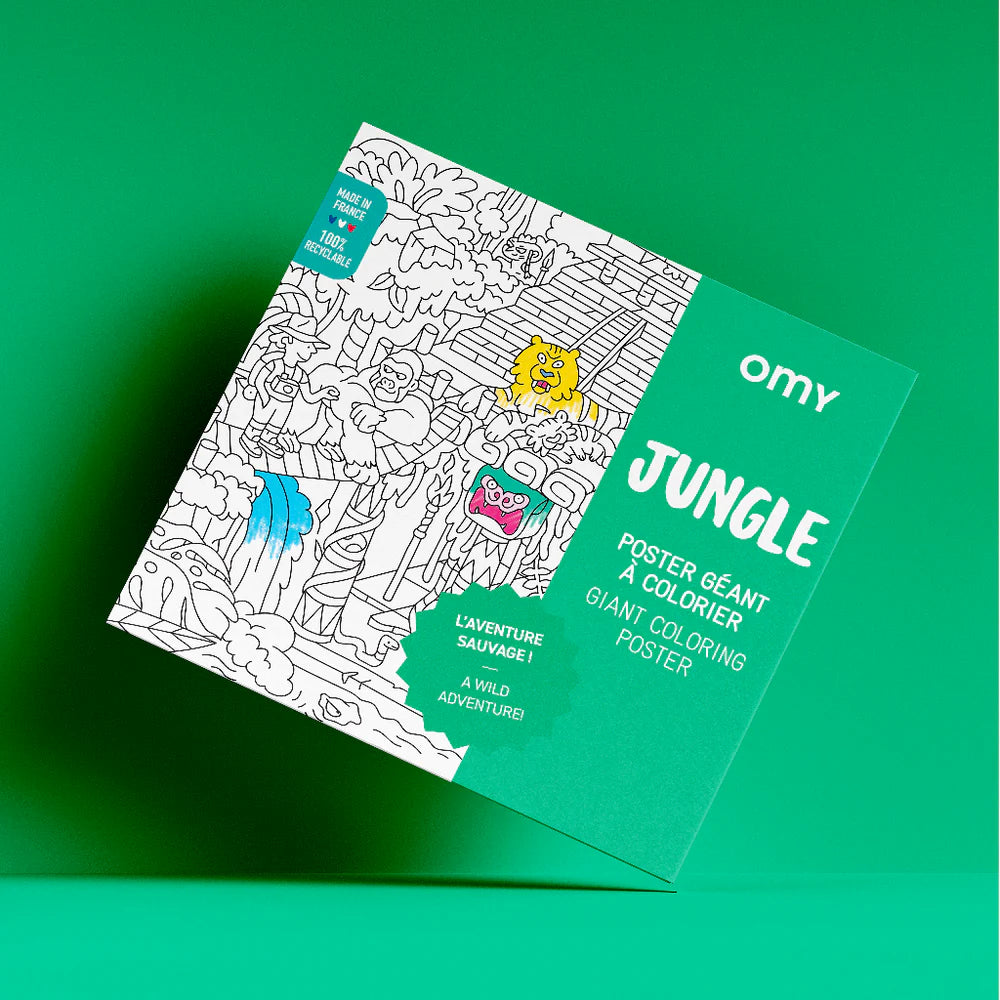 Jungle Coloring Poster